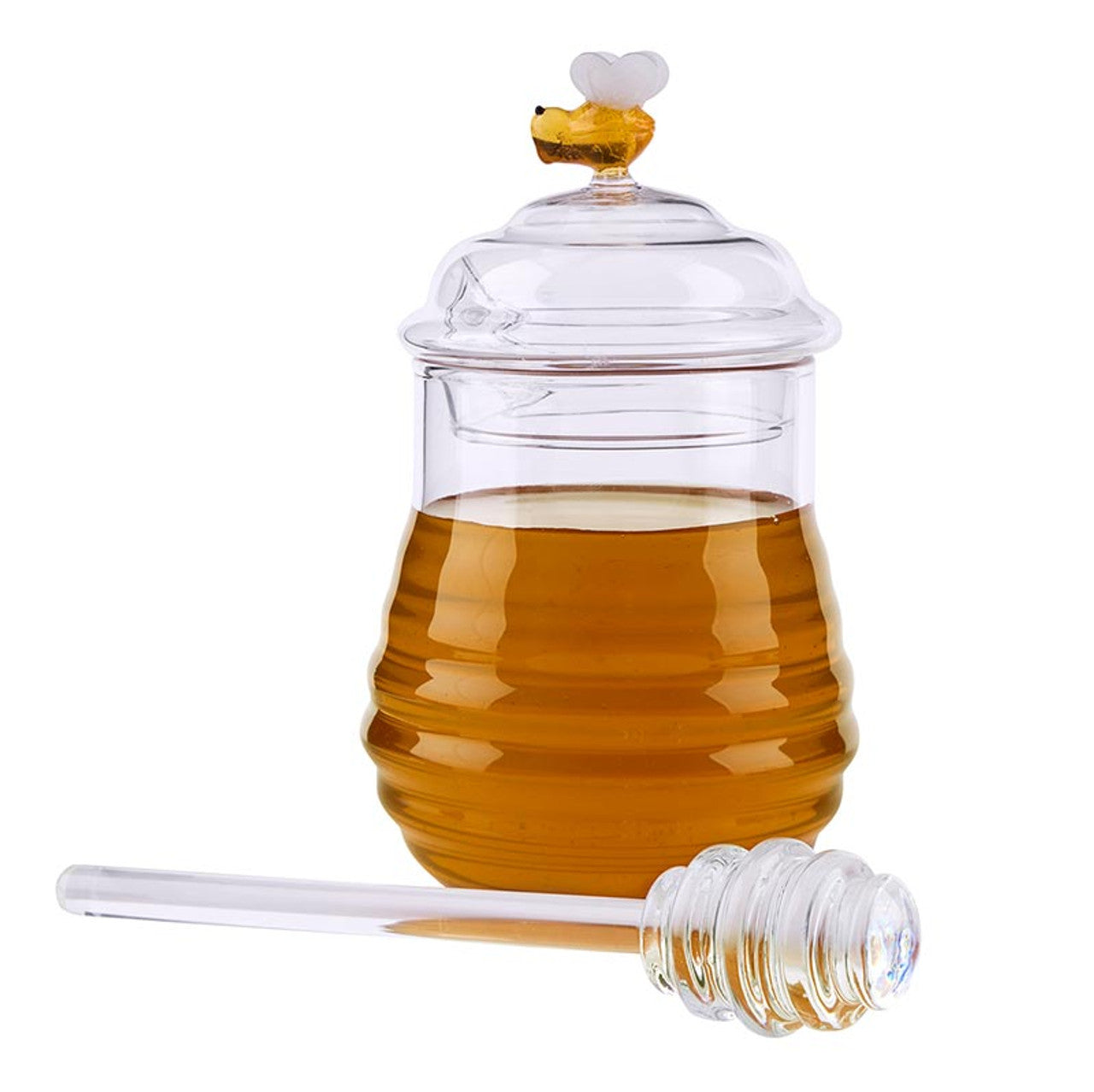 Glass Honey Jar – Collin The Shots: Luxe Gifts │ Tabletop │ Modern Decor